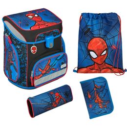 Schulranzen Scooli "EasyFit, Spider-Man", Kinder, Gr. B/H/T: 33cm x 36,5cm x 29cm, bunt (spider man), Polyester, Rucksäcke