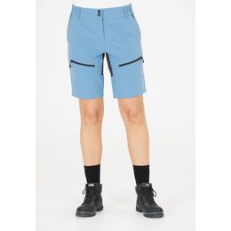 Shorts WHISTLER "Avatar", Damen, Gr. 40, EURO-Größen, blau (hellblau), 91% Polyester, 9% Elasthan, unifarben, casual, Hosen, mit wasserdichter Eigenschaft