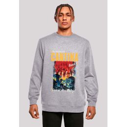 Sweatshirt F4NT4STIC "Star Wars Cantina Band", Herren, Gr. L, grau (erdgrau), Obermaterial: 50% Baumwolle, 50% Polyester, casual, regular fit, Rundhals, Sweatshirts, Premium Qualität