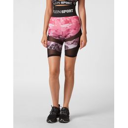 Leggings Plein Sport "Leggings Camouflage", Damen, Gr. S, US-Größen, 5003, camouflage, pink, STOFF 1: 90% POLYESTER 10% ELASTAN / STOFF 2: 85% POLYESTER 15% ELASTAN, Hosen