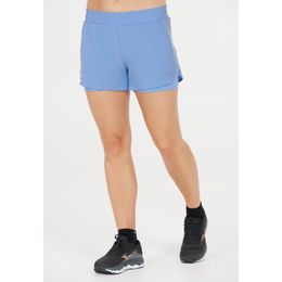 Shorts Endurance "Val", Damen, Gr. 40, EURO-Größen, blau (himmelblau), 92% Polyester, 8% Elasthan, unifarben, sportlich, Hosen, mit Quick Dry-Technologie