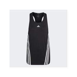 Tanktop adidas Performance "Große Größen", Damen, Gr. L, schwarz, Obermaterial: 88% Polyester, 12% Elasthan, bedruckt, sportlich, figurumspielend normal, Rundhals, Tops, Racerback