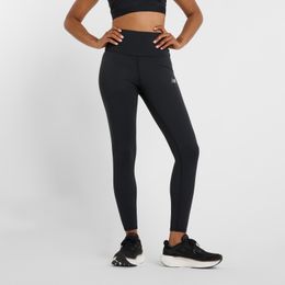 Lauftights New Balance "NB HARMONY HIGH RISE LEGGING 25"", Damen, Gr. L, N-Gr, schwarz (schwarz (001)), Obermaterial: 78% Polyester, 22% Elasthan, sportlich, Hosen