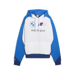 Hoodie Puma "BMW M Motorsport Lifestyle Hoodie Herren", Herren, Gr. M, blau (pro blau m color), Obermaterial: 100% Baumwolle; Kapuzenfutter: 100% Baumwolle; Rippe: 3% Elasthan, 97% Baumwolle; Seitentascheu00a0u2013 Oben: 100% Baumwolle, relaxed fit, Rundhals, Langarm, Sweatshirts