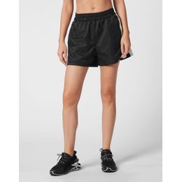 Jogg-Bermudas Plein Sport "Shorts Sportshorts", Damen, Gr. L, US-Größen, 02, schwarz, STOFF NR. 1: 100% POLYESTER, Hosen