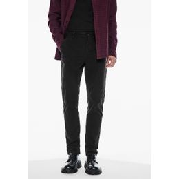 Chinohose Street One MEN, Herren, Gr. 31, Länge 34, schwarz, Web, 98% Baumwolle, 2% Elasthan, unifarben, casual, normal normal, Hosen, aus Baumwolle mit Stretchanteil