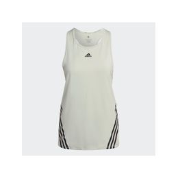 Tanktop adidas Performance "Große Größen", Damen, Gr. L, grün (grün, schwarz), Obermaterial: 88% Polyester, 12% Elasthan, bedruckt, sportlich, figurumspielend normal, Rundhals, Tops, Racerback