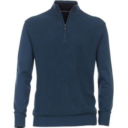 Troyer Casamoda "Casamoda Troyer uni", Herren, Gr. 4XL, blau (türkisblau), 100% Baumwolle, Pullover