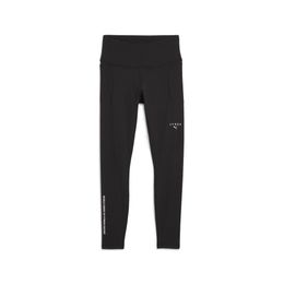 Trainingstights Puma "Puma x HYROX CLOUDSPUN Lange Leggings Damen", Damen, Gr. L, Normalgrößen, schwarz, Obermaterial: 77% Polyester, 23% Elasthan; Seitentascheu00a0u2013 Unten: 87% Polyester, 13% Elasthan, eng, Hosen