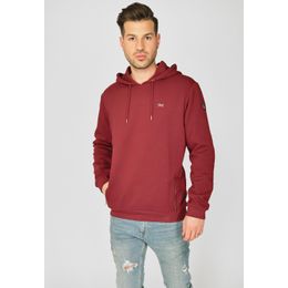 Kapuzenpullover JCC "310212112", Herren, Gr. 4XL, rot (bordeaux), 60% Baumwolle, 40% Polyester, Pullover Hoodie Sweatshirt