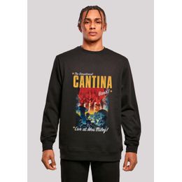 Sweatshirt F4NT4STIC "Star Wars Cantina Band", Herren, Gr. L, schwarz, Obermaterial: 50% Baumwolle, 50% Polyester, casual, regular fit, Rundhals, Sweatshirts, Premium Qualität