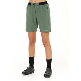 Radhose Endurance "Macbeth", Damen, Gr. 42/XL, EURO-Größen, grün, 87% Polyester, 13% Elasthan, unifarben, casual, Hosen, mit QUICK DRY-Technologie