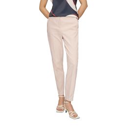 Stoffhose s.Oliver BLACK LABEL, Damen, Gr. 36, N-Gr, rosa (sepia rose), Obermaterial: 54% Baumwolle, 43% Polyester, 3% Elasthan. Futter: 100% Polyester, unifarben, casual, slim fit knöchellang, Hosen, mit Stretchanteil