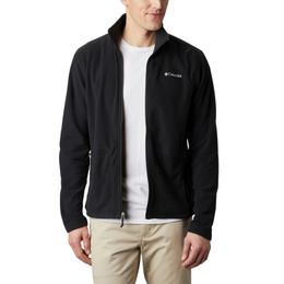 Fleecejacke Columbia "Fast Trek™ Light FZ Fleece", Herren, Gr. L, schwarz, Fleece, Obermaterial: 100% Polyester, unifarben mit Farbeinsatz, sportlich, regular fit, hoch geschlossener Ausschnitt, Langarm eng,eingesetzt eingefasste Kante, Jacken, mit kontrastfarbenen Details