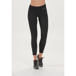 Lauftights Endurance "ZENTA WINTER XQL", Damen, Gr. 36, EURO-Größen, schwarz, 90% Polyester, 10% Elasthan, unifarben, feminin, lang, Hosen, mit wärmendem Innenfleece