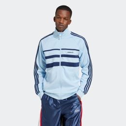 Outdoorjacke adidas originals "FIRST TT", Herren, Gr. L, blau (clear sky, night indigo), Obermaterial: 70% Polyester, 30% Baumwolle, sportlich, Jacken