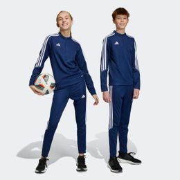 Trainingshose adidas Performance "TIRO23 CBTRPNTY", Kinder, Gr. 164, N-Gr, blau (team navy blau 2, weiß), Obermaterial: 100% Polyester, gestreift, sportlich, Hosen