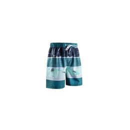 Badeshorts CRUZ "Coleman", Herren, Gr. S, US-Größen, blau, 92% Polyester, 8% Elasthan, mehrfarbig, Badehosen, mit praktischem Kordelzug