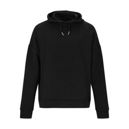 Kapuzensweatshirt Endurance "Timmia", Kinder, Gr. 116, schwarz, 51% Polyester, 44% Modal, 5% Elasthan, unifarben, casual, normal, ohne Ausschnitt, Langarm, Sweatshirts, mit kuscheligem Komfort