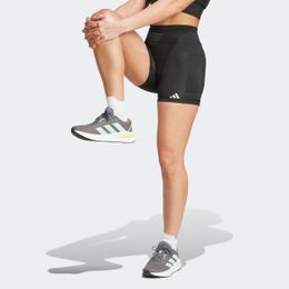 Laufshorts adidas Performance "OTR SHO L", Damen, Gr. L, N-Gr, schwarz, Obermaterial: 85% Polyester, 15% Elasthan, sportlich, Hosen