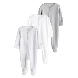 Next Schlafanzug M&auml;dchen Gr&ouml;&szlig;e 56 grau / silbergrau / hellgrau