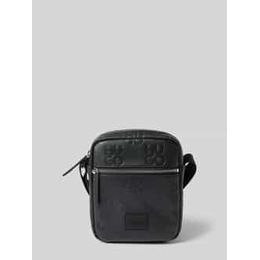 Hugo Crossbody Bag mit Allover-Logo-Prägung Modell 'ETHON'