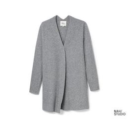 Tchibo NAH/STUDIO Cardigan | nachhaltige Merinowolle - Grau - Gr.: XL