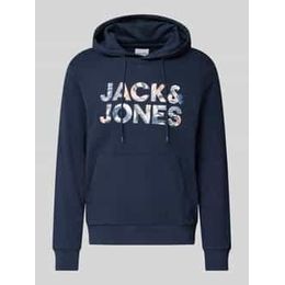 Jack & Jones Hoodie mit Label-Print Modell 'BRYAN'