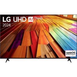 LG Electronics 55UT80006LA.API LCD-TV 139 cm 55 Zoll EEK G (A - G) Smart TV, UHD, WLAN, DVB-C, DVB-S2, DVB-T2 Schwarz