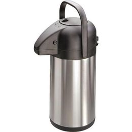 MATO interpräsent Thermokanne Edelstahl (gebürstet), Schwarz 1.9 l 4177