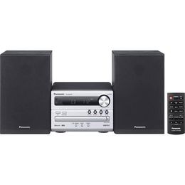 Panasonic SC-PM250EG-S Stereoanlage Bluetooth®, CD, USB, 2 x 10 W Silber