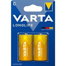 Varta LONGLIFE C Bli 2 Baby (C)-Batterie Alkali-Mangan 7600 mAh 1.5 V 2 St.