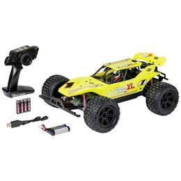 Carson RC Sport Cage Devil XL Gelb Brushed 1:10 RC Modellauto Elektro Buggy RtR 2,4 GHz