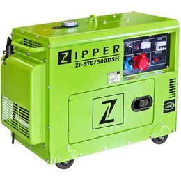 ZIPPER ZI-STE7500DSH Stromerzeuger 6.5 kW 230 V, 400 V 153 kg 4600 W