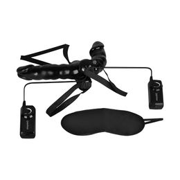 Fetish Fantasy Vibr. Double Delight Strap-On, 32,5 cm