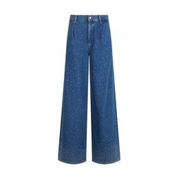 Liu Jo Pleated Jeans female size 29 Blue denim