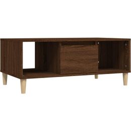 Couchtische Kaffeetisch Braun Eichen-Optik 90x50x36,5 cm Holzwerkstoff vidaXL