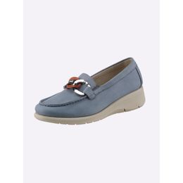 airsoft modern+ Damen Slipper mit Gummizug, himmelblau, Gr&ouml;&szlig;e 37