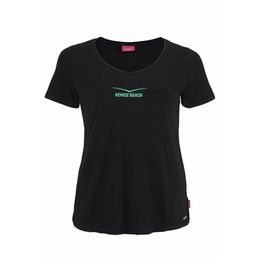 Venice Beach T-Shirt Damen Gr&ouml;&szlig;e XXXL Gro&szlig;e Gr&ouml;&szlig;en t&uuml;rkis / schwarz