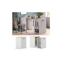 VICCO Schreibtisch Adam Greige Eiche 60 x 150,2 cm