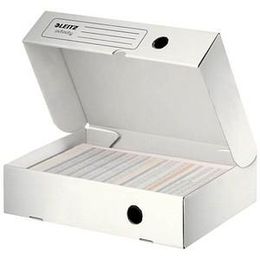 10 Leitz Archivboxen Infinity weiß 25,5 x 33,0 x 8,0 cm