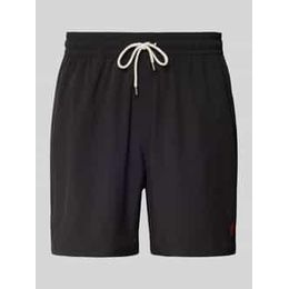 Polo Ralph Lauren Underwear Regular Fit Badeshorts mit Logo-Stitching Modell 'TRAVELER'