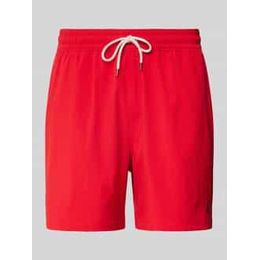 Polo Ralph Lauren Underwear Regular Fit Badeshorts mit Logo-Stitching Modell 'TRAVELER'