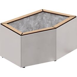 PROCITY Pflanzbehälter KAIRO, HxBxT 472 x 1067 x 667 mm, seidengrau RAL 7044