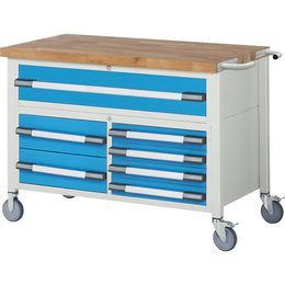 Fahrbare Werkbank Serie 8000, Gestellbauweise eurokraft pro