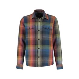 Lerros Langarmhemd »Herren Overshirt im Lumberjack-Style« CLASSIC NAVY XXL - Normalgrößen Normalgrößen XXL Kariertes Overshirt im Holzfäller-Style