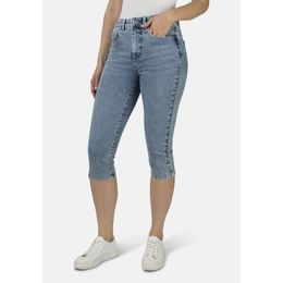 STOOKER WOMEN 7/8-Jeans »Denim Capri Skinny Fit« Skinny Fit Casual Clean Wash Denim Jeans Magic Shape Effekt für Damen light blue used 46 - Länge...