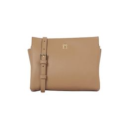 Tommy Hilfiger Messenger Bag »TH LEGACY MINI CROSSOVER«, Damen Umhängetasche, Schultertasche mit TH-Schmuckelement beige