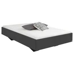 Futonbett Rauch "Phoenix", grau (graumetallic), B:125cm H:41cm L:206cm, Betten, ohne Kopfteil