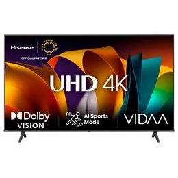 HISENSE LED-Fernseher "65E6NT", E (A-G), schwarz, 65, Fernseher, 4K UHD